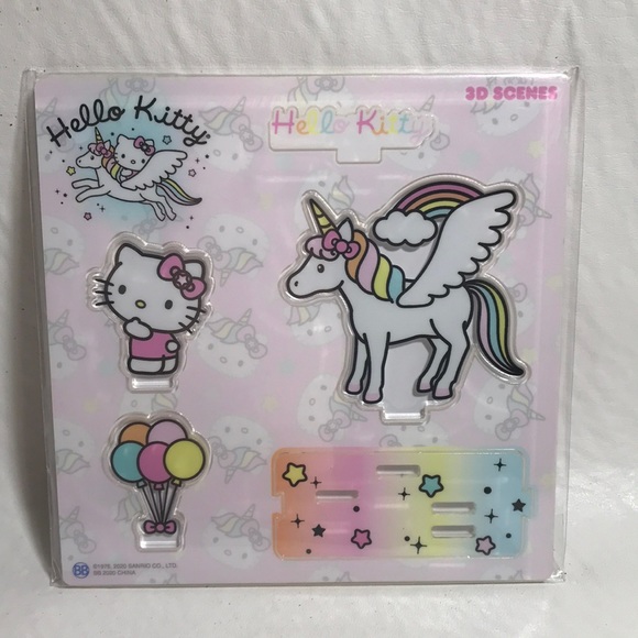 Sanrio | Toys | Sanrio Hello Kitty 3d Scenes Hello Kitty Unicorn And ...